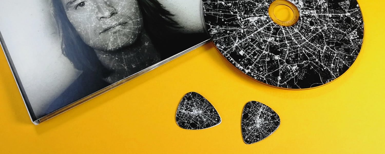 Custom printed guitar plectrums - Printed Plectrums